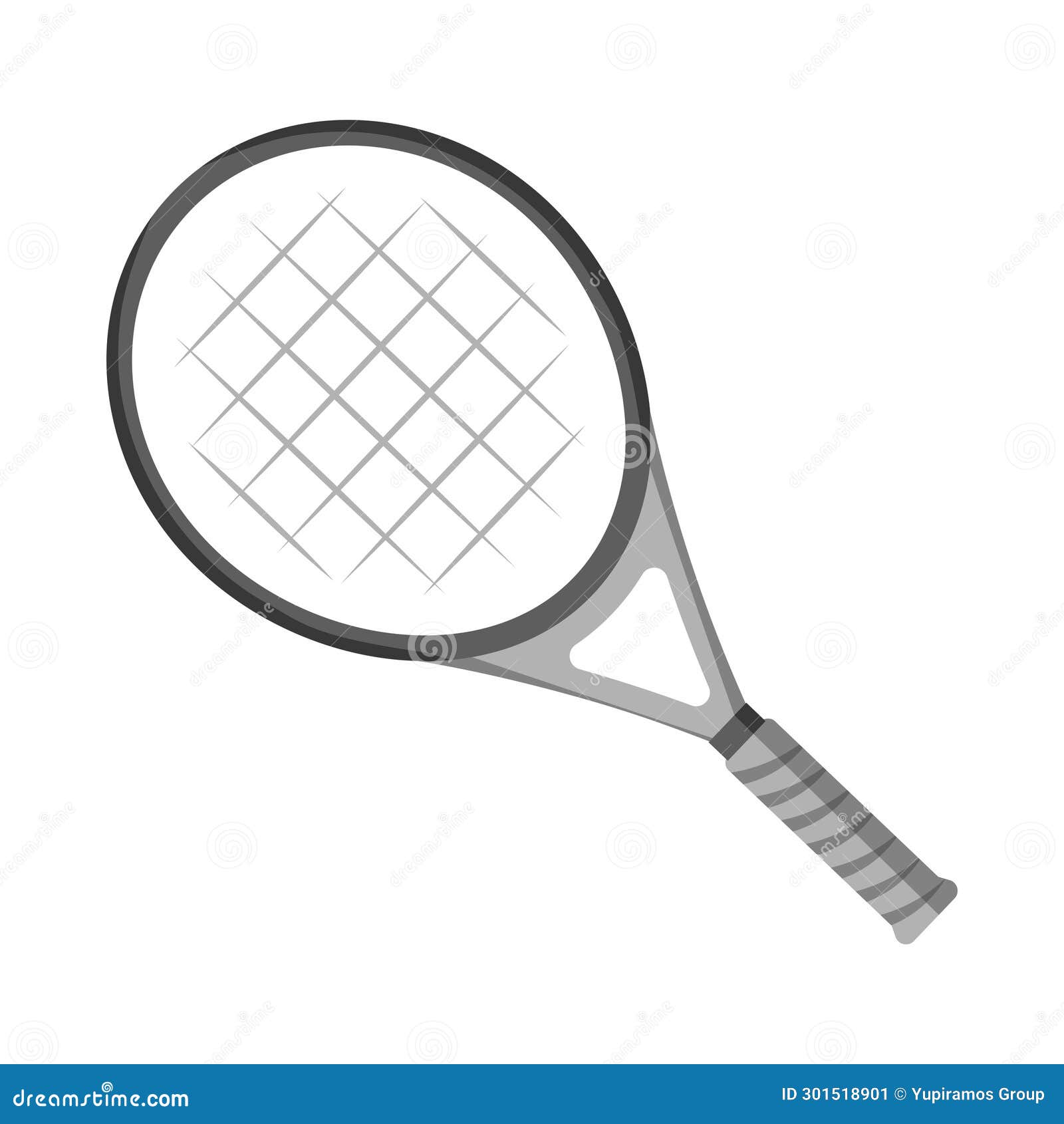 Tennis racket illustration stock vector. Illustration of vector - 301518901