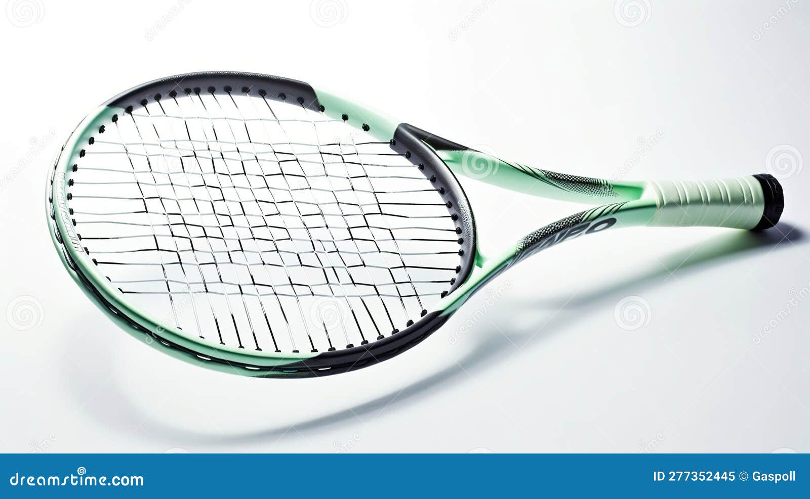 Tennis Racket on White Background. AI Generative Stock Illustration ...