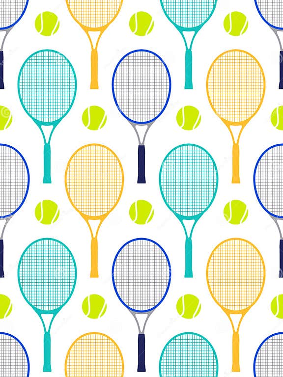 Tennis Rackets And Balls Stock Vector Illustration Of Design 95661292