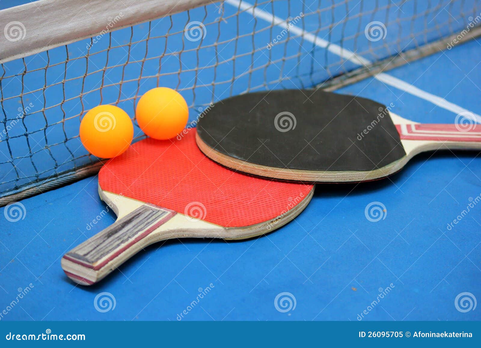 Tennis Rackets on the Table Stock Image - Image of racket, kids: 26095705