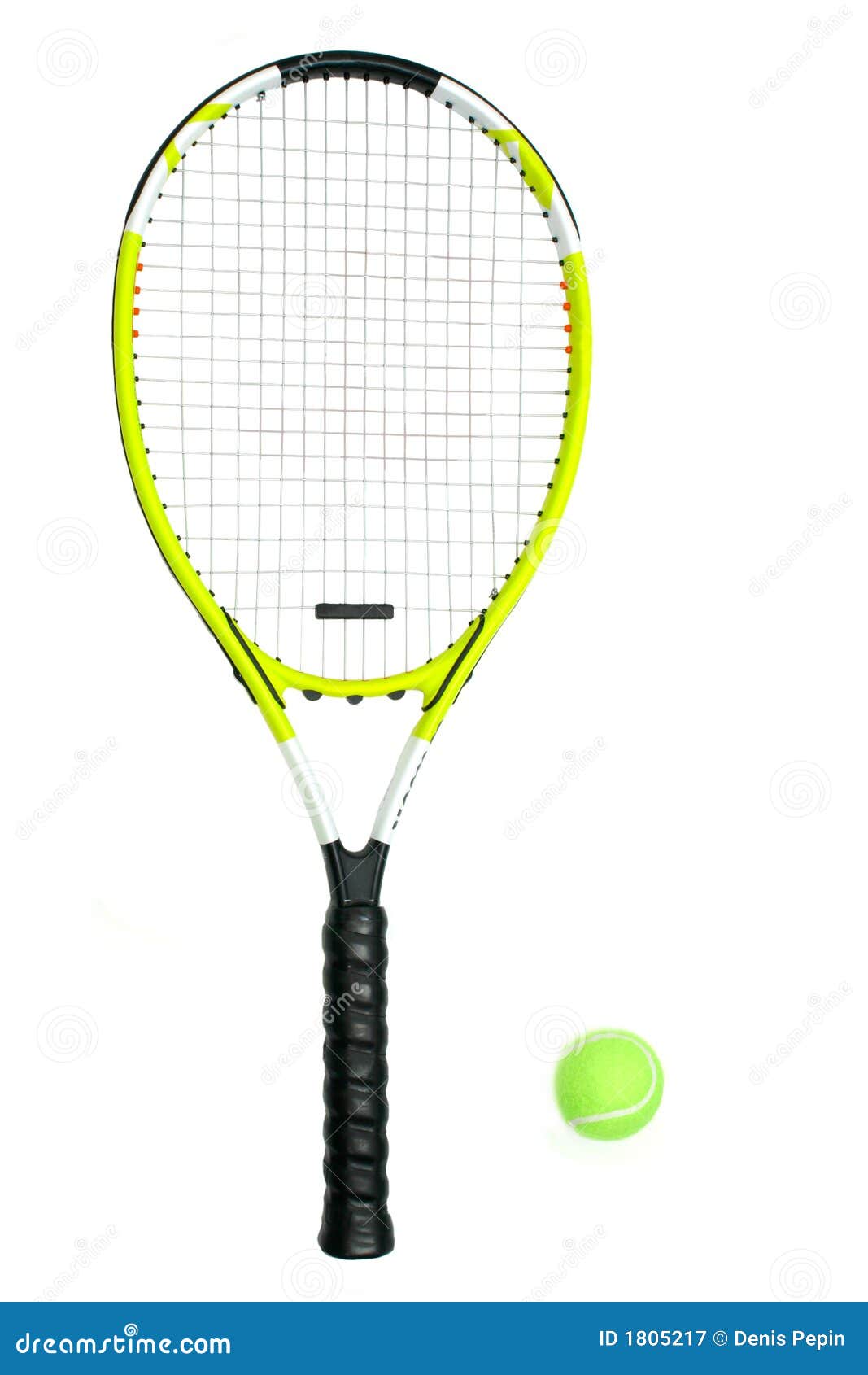Tennis Racquet and Ball stock image. Image of activity - 1805217