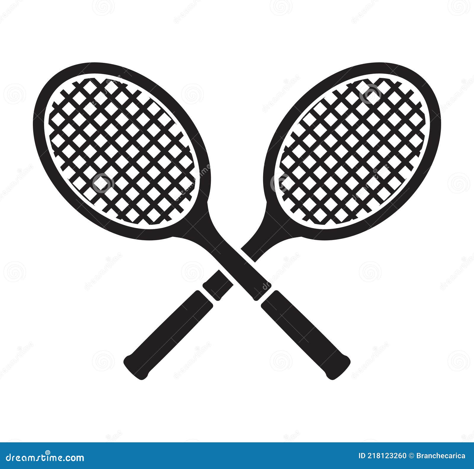 Tennis racquets stock vector. Illustration of icon, object - 218123260