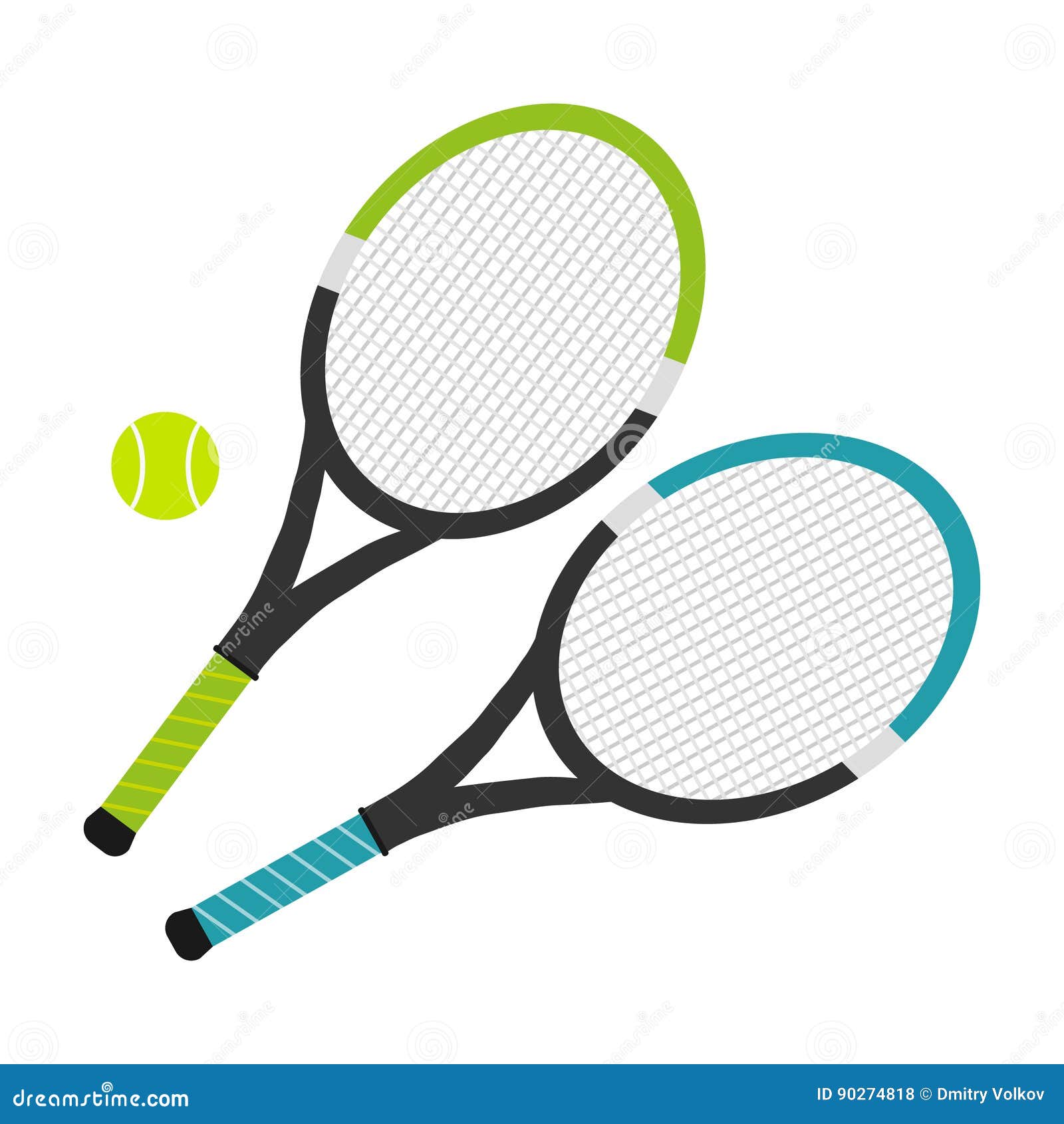 Tennis rocket stock illustration. Illustration of healthcare - 90274818
