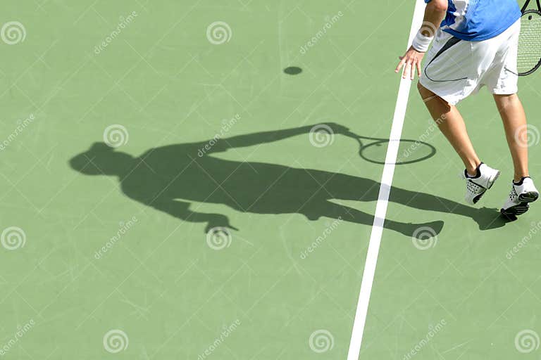 Tennis shadow 02 stock photo. Image of tennis, shadow - 1918062