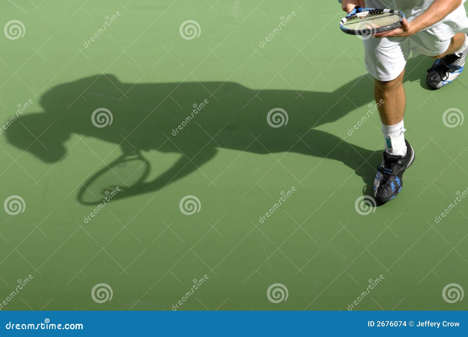 Tennis shadow stock photo. Image of active, shoes, racket - 2676074