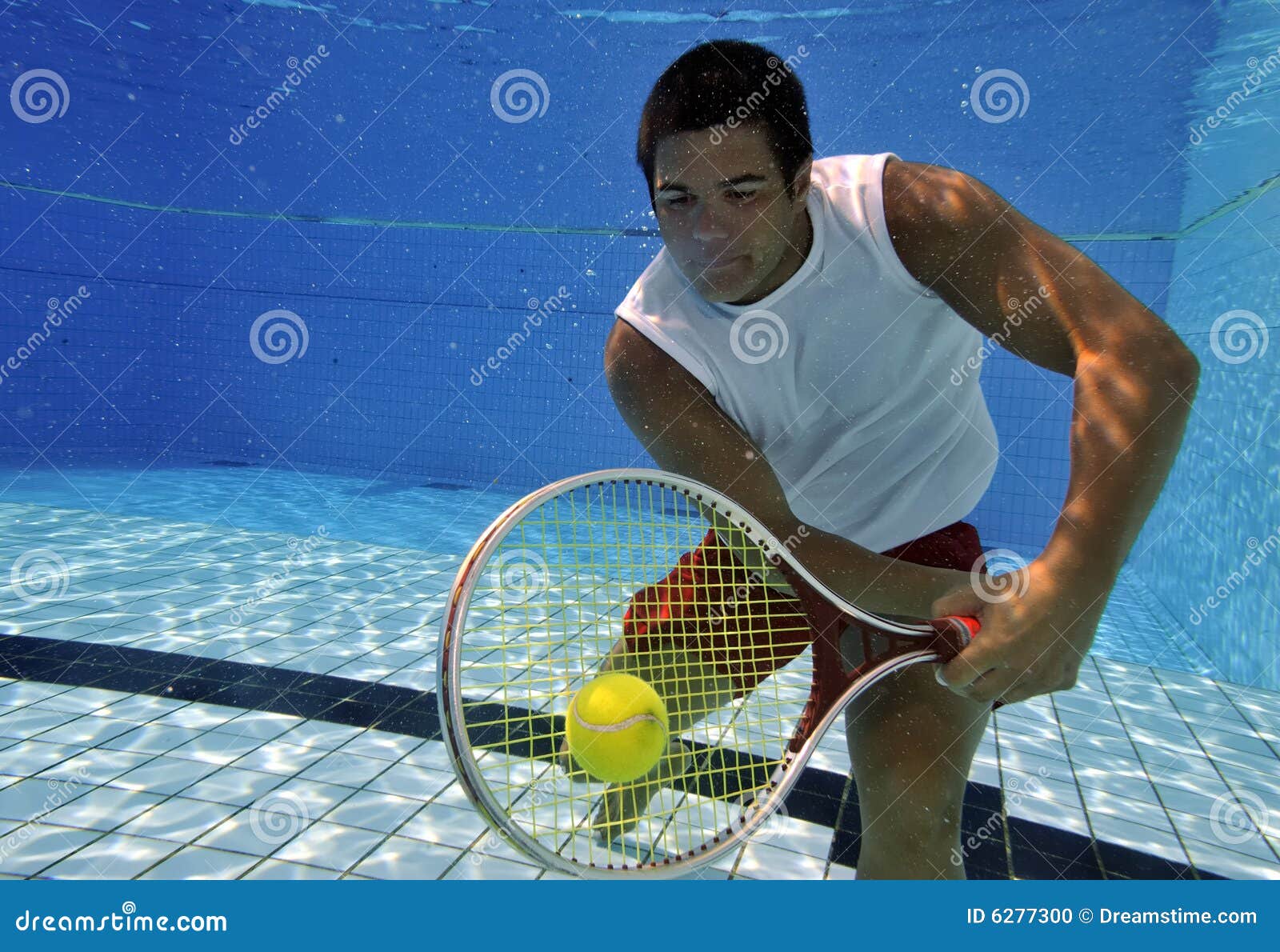 Tennis - Sport stock photo. Image of swim, ball, underwater - 6277300