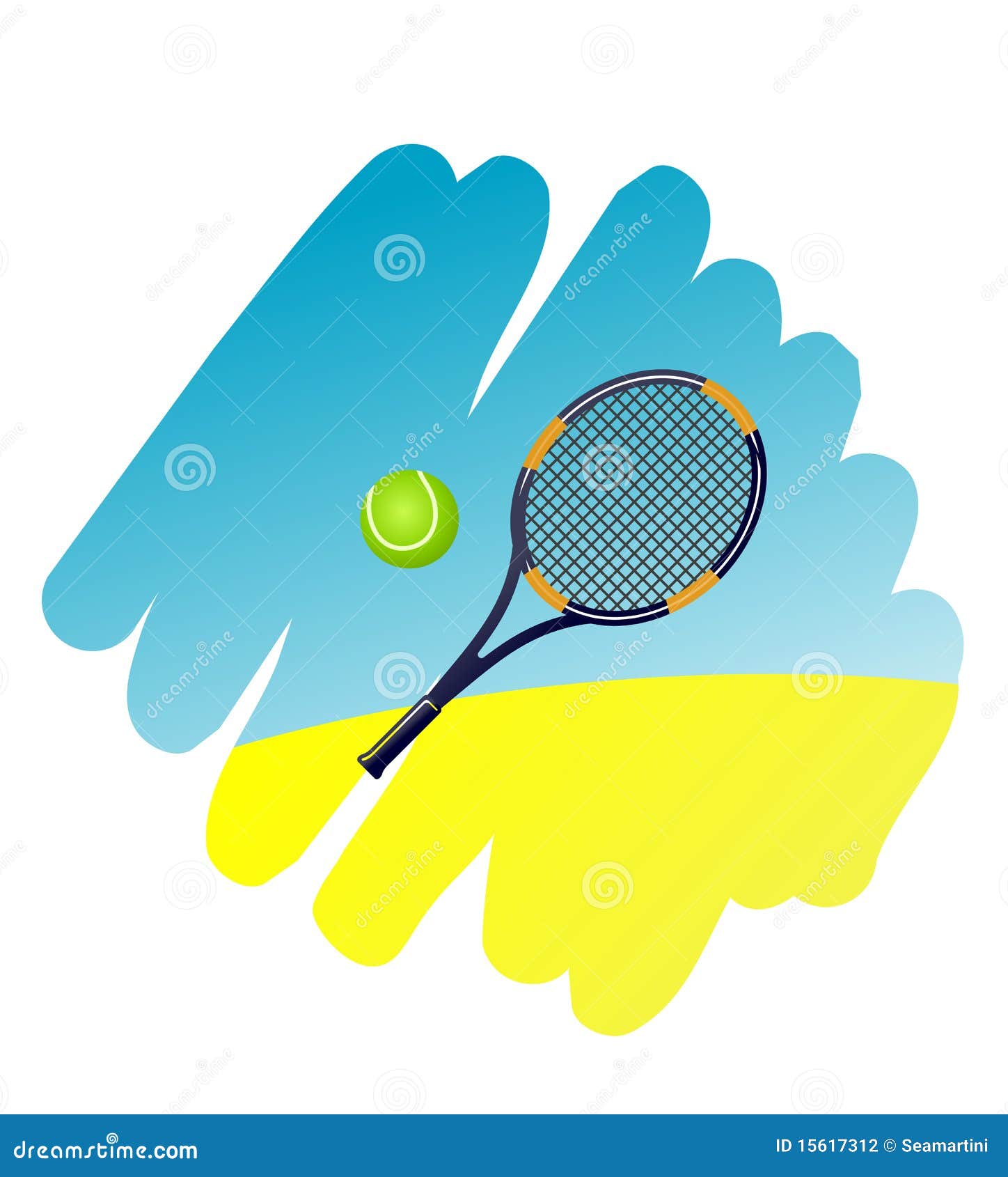 Tennissymbol vektor abbildung. Illustration von abbildung - 15617312