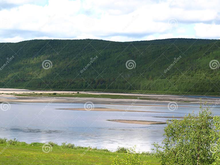 Tenojoki River stock image. Image of river, hiking, tenojoki - 11143431