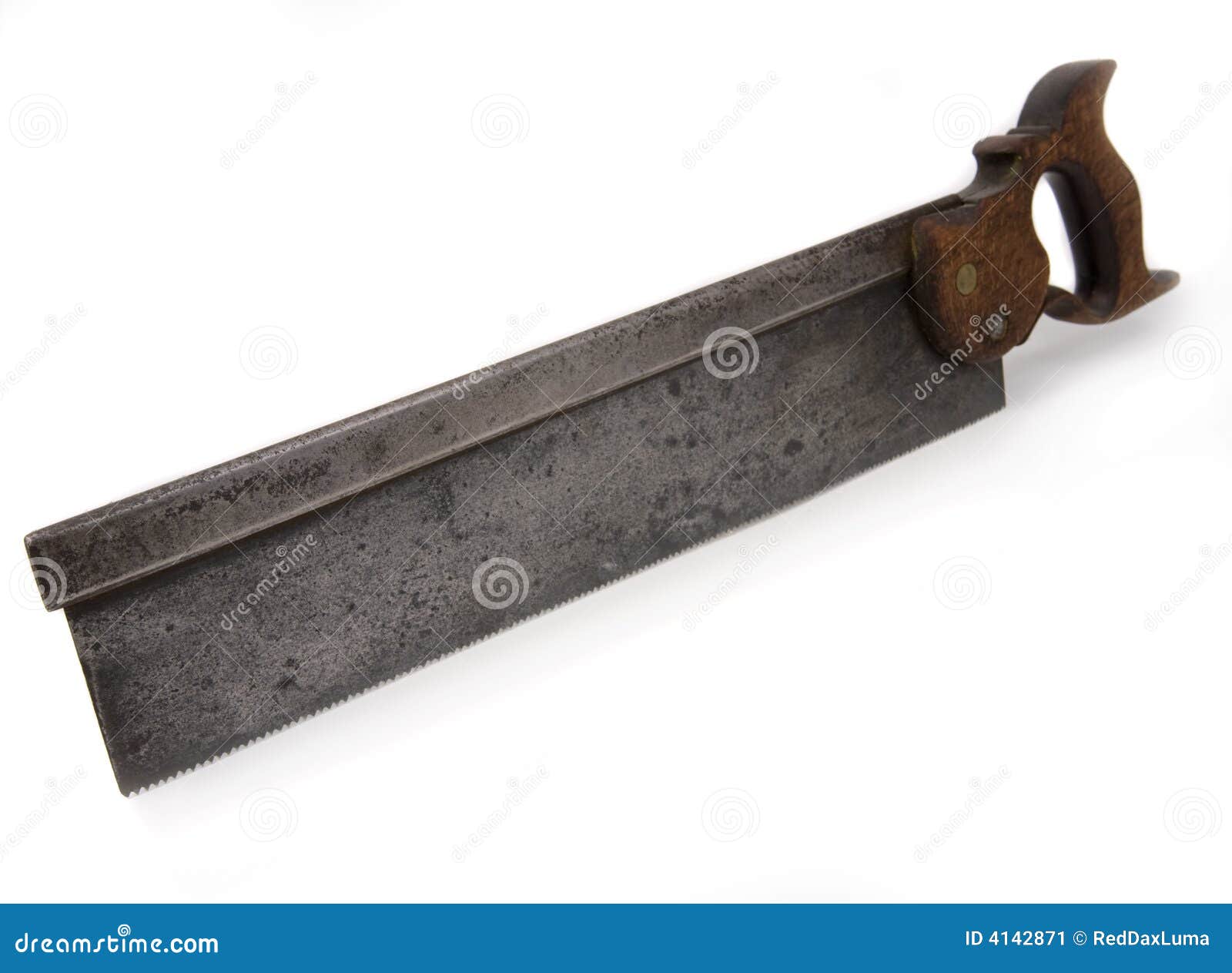 Tenon back saw stock image. Image of blade, white, sharp - 4142871