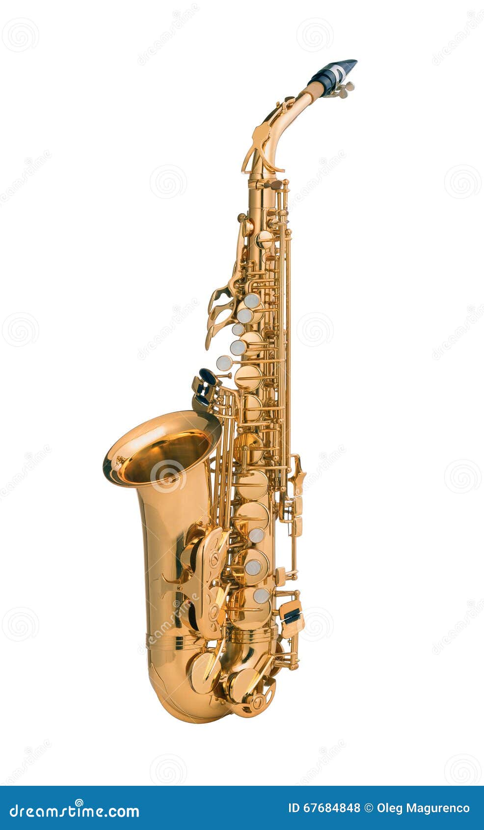 Tenor sax golden saxophone stock illustration. Illustration of band ...