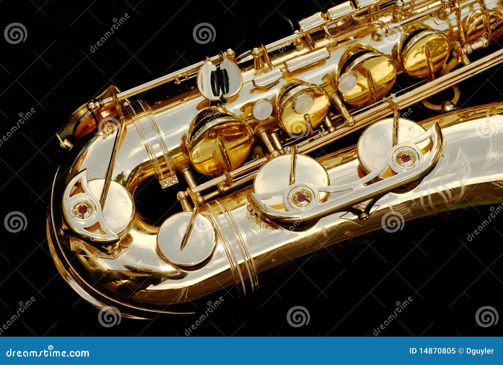 Tenor Saxophone close-up stock image. Image of golden - 14870805