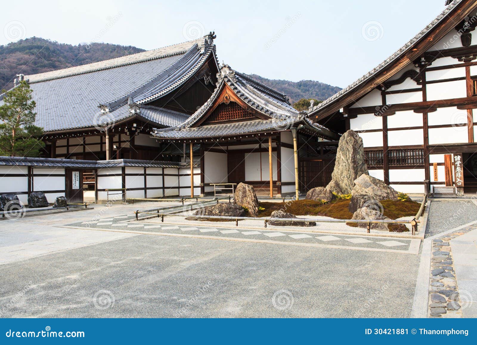 Tenryu-ji Zen Temple En Arashiyama. Imagen de archivo - Imagen de ...