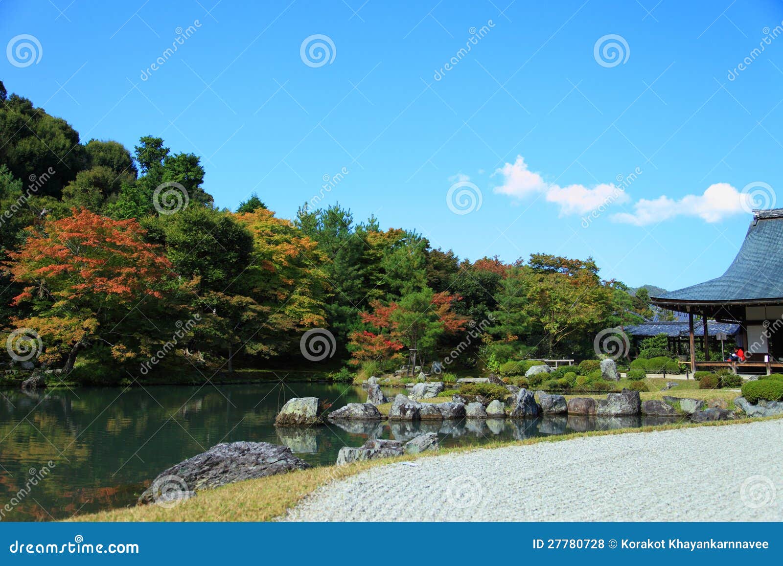Tenryuji temple in Kyoto stock photo. Image of park, buddhist - 27780728