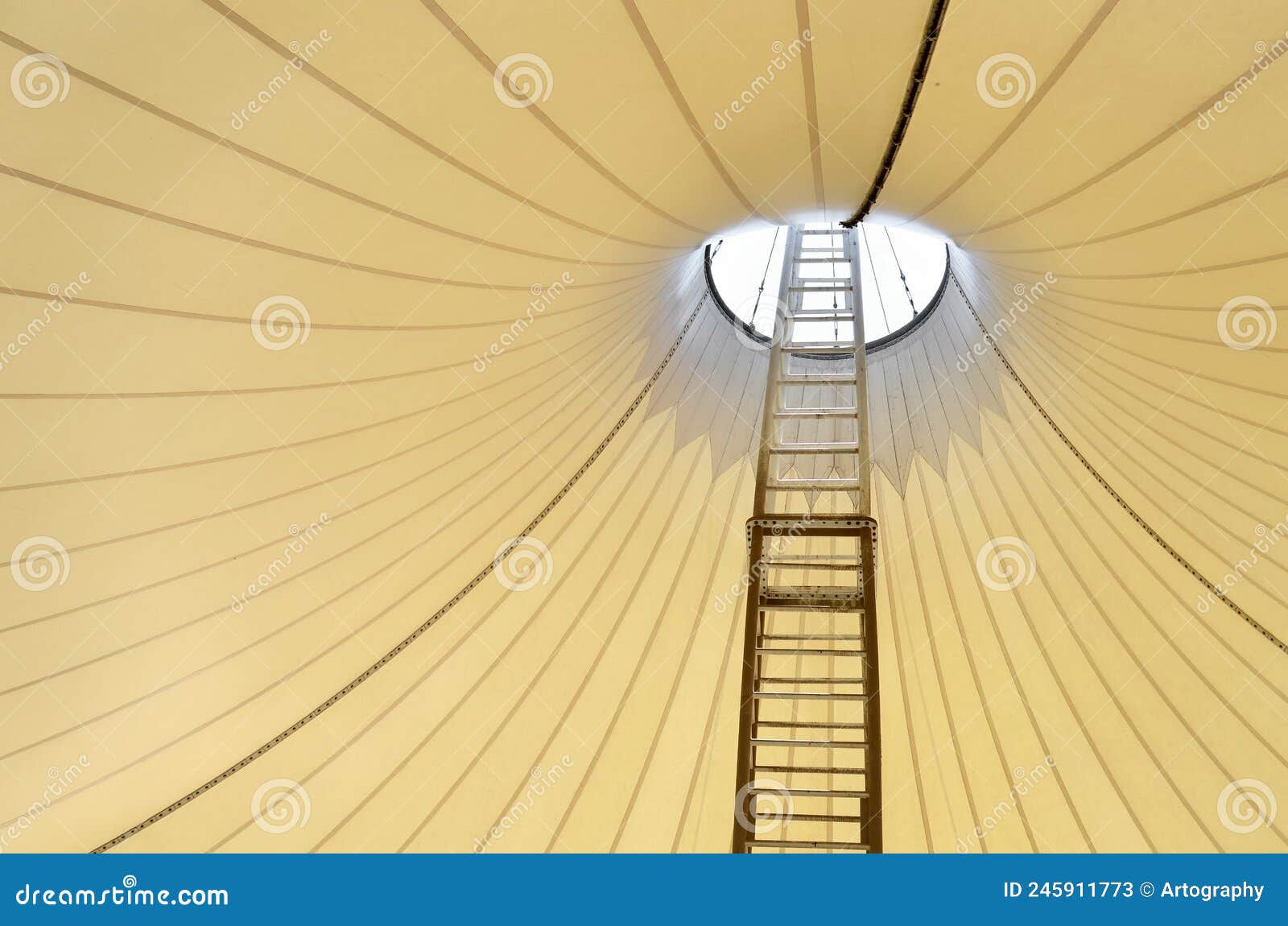 Tensile fabric canopy stock image. Image of architectural - 245911773