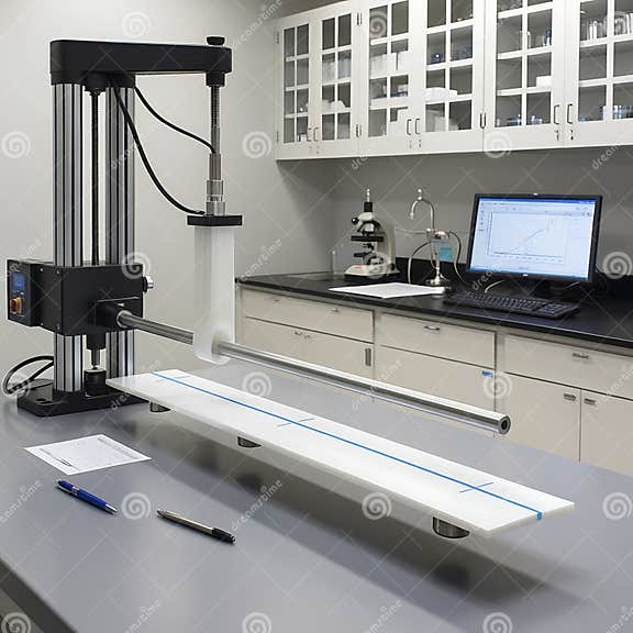 Tensile Strength Test of Thermoplastic Sample in Precision Laboratory ...