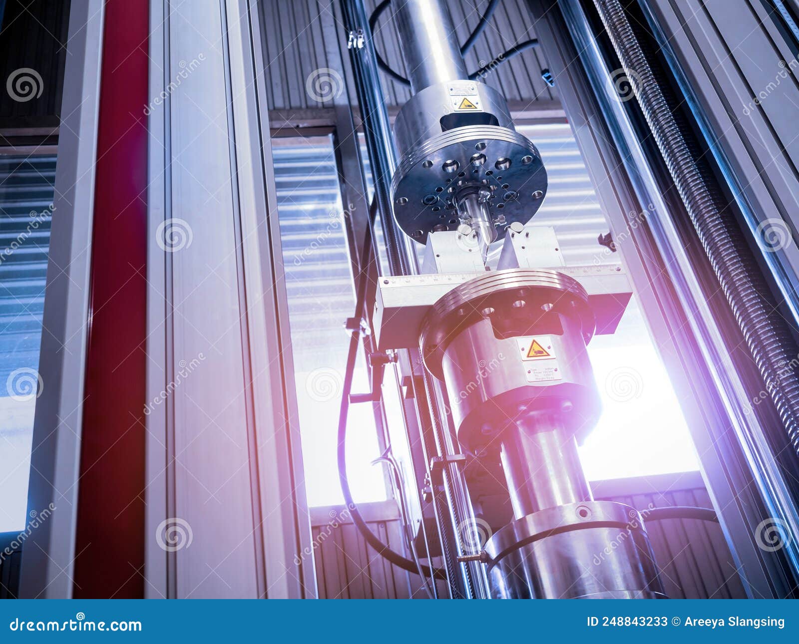 Tensile Strength Tester Machine in Use Stock Image - Image of strength ...