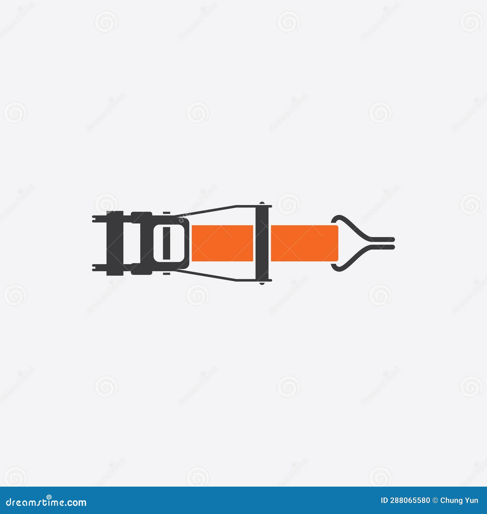 Tension Belts or Straps for Truck Loads Stock Vector - Illustration of ...