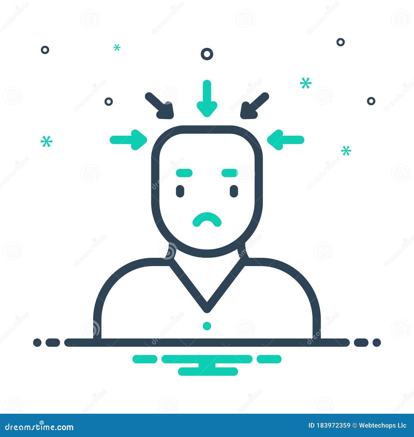 Mix Icon for Tension, Stress and Strain Stock Vector - Illustration of ...