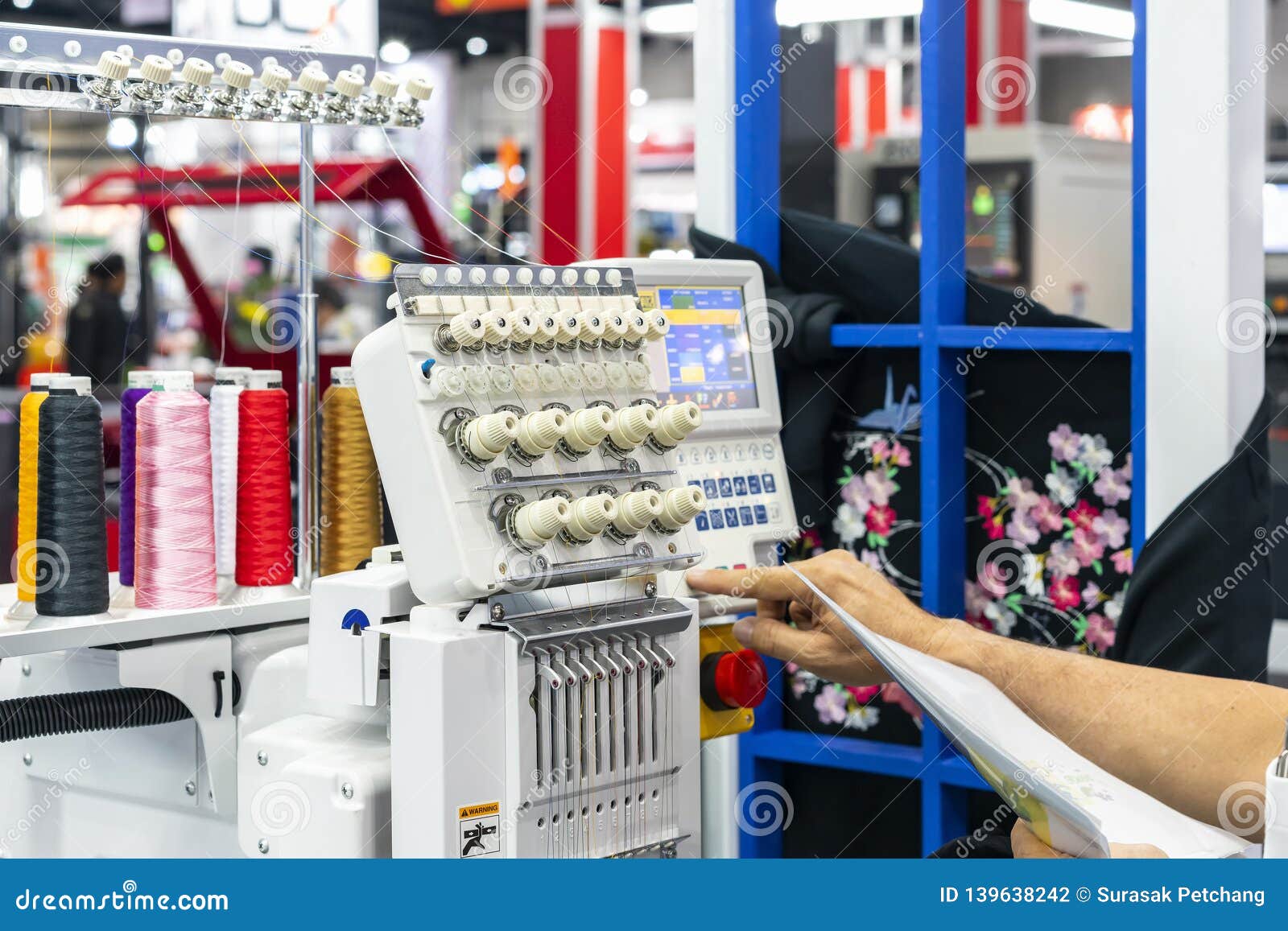 Tensioner Assy for Thread Adjust & Operator or Tailor Working on ...