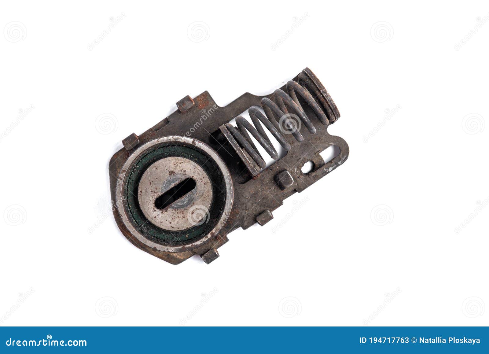 Tensioning Pulley Mechanism With Tension And Deflection Pulley On A ...