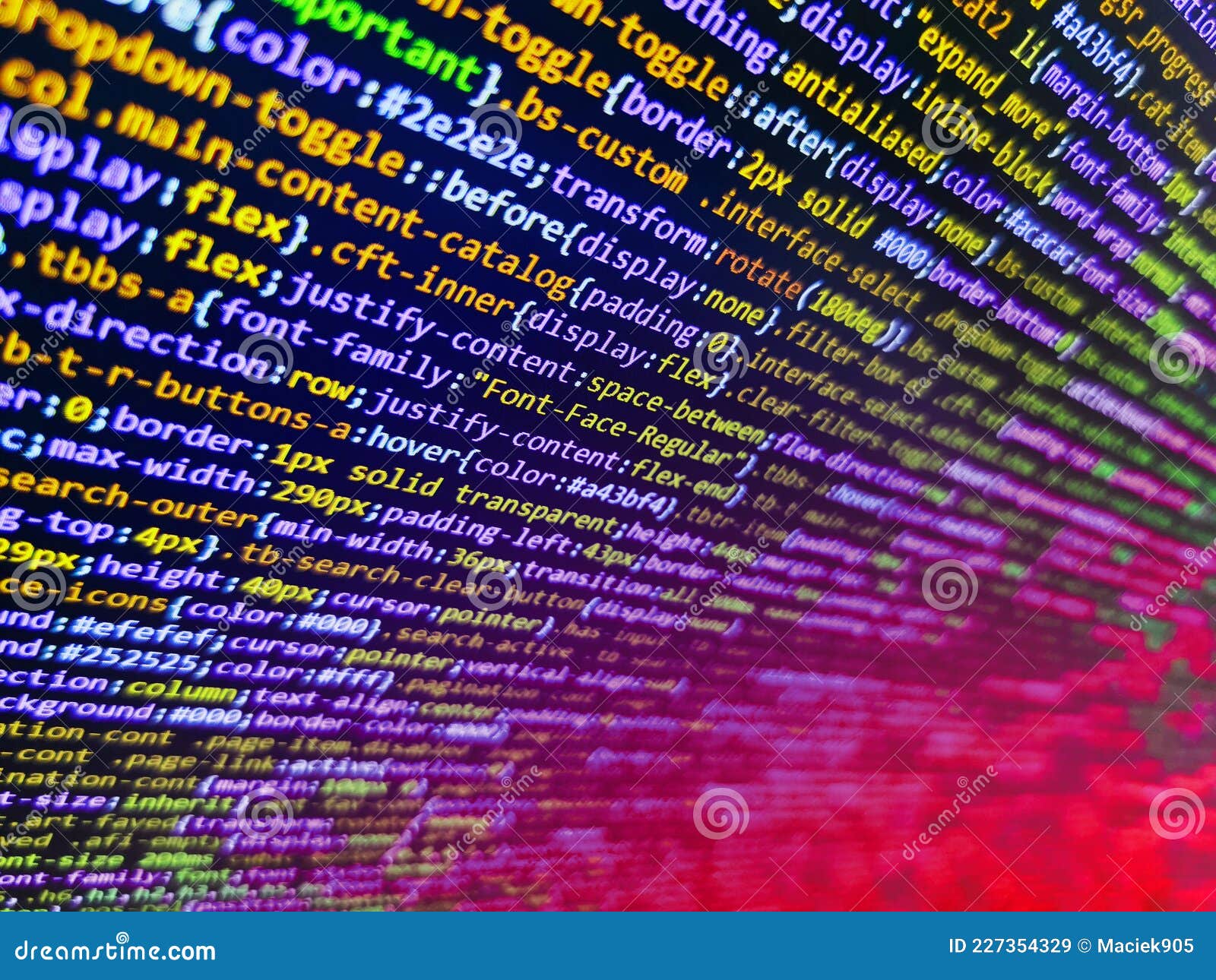 Tensorflow Ai Concept Programming Code Abstract Screen Of Software Developer Programming