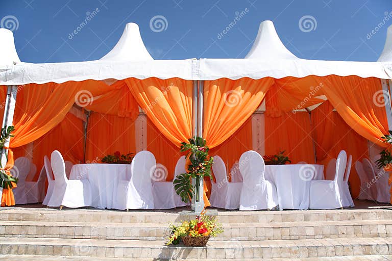 Tent cafe stock image. Image of garden, dinner, authentic - 2514021
