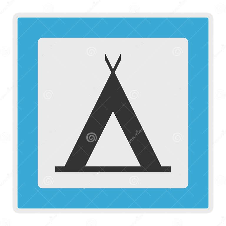 Tent Camping Icon. Camping Tent Icon. Vector, Designer Illustration ...