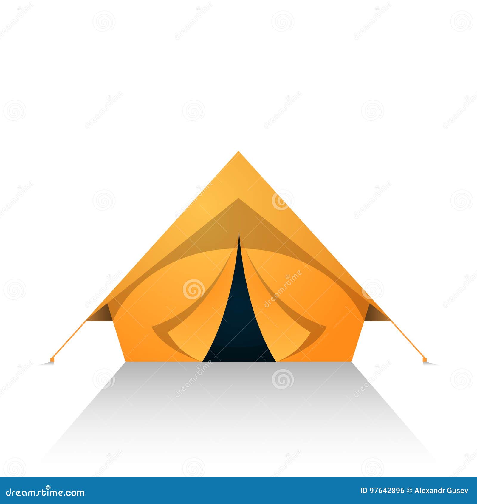 Red Tent. Cartoon Vector Illustration | CartoonDealer.com #20779648