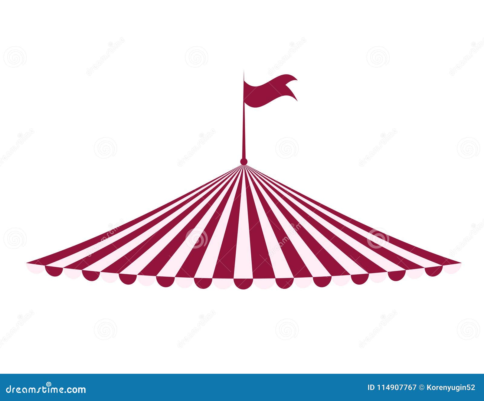 Circus Graphic Radius Effects Red Retro Color And Light Brown For Comic ...