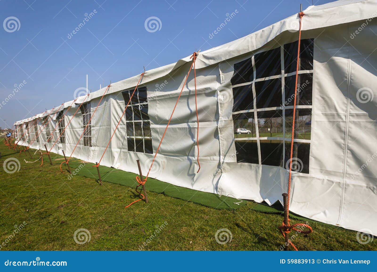 Tent Large White stock image. Image of entertainment - 59883913