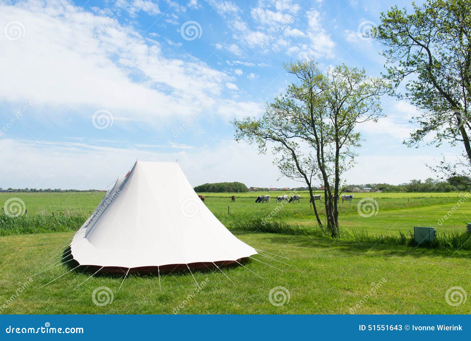 Tent in nature stock image. Image of livestock, outdoor - 51551643