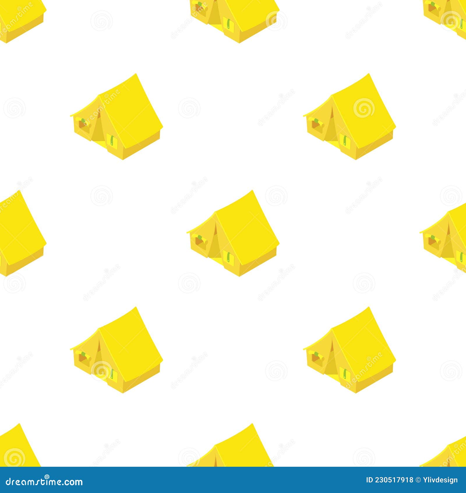 Tent Pattern Seamless Vector Stock Illustration - Illustration of ...