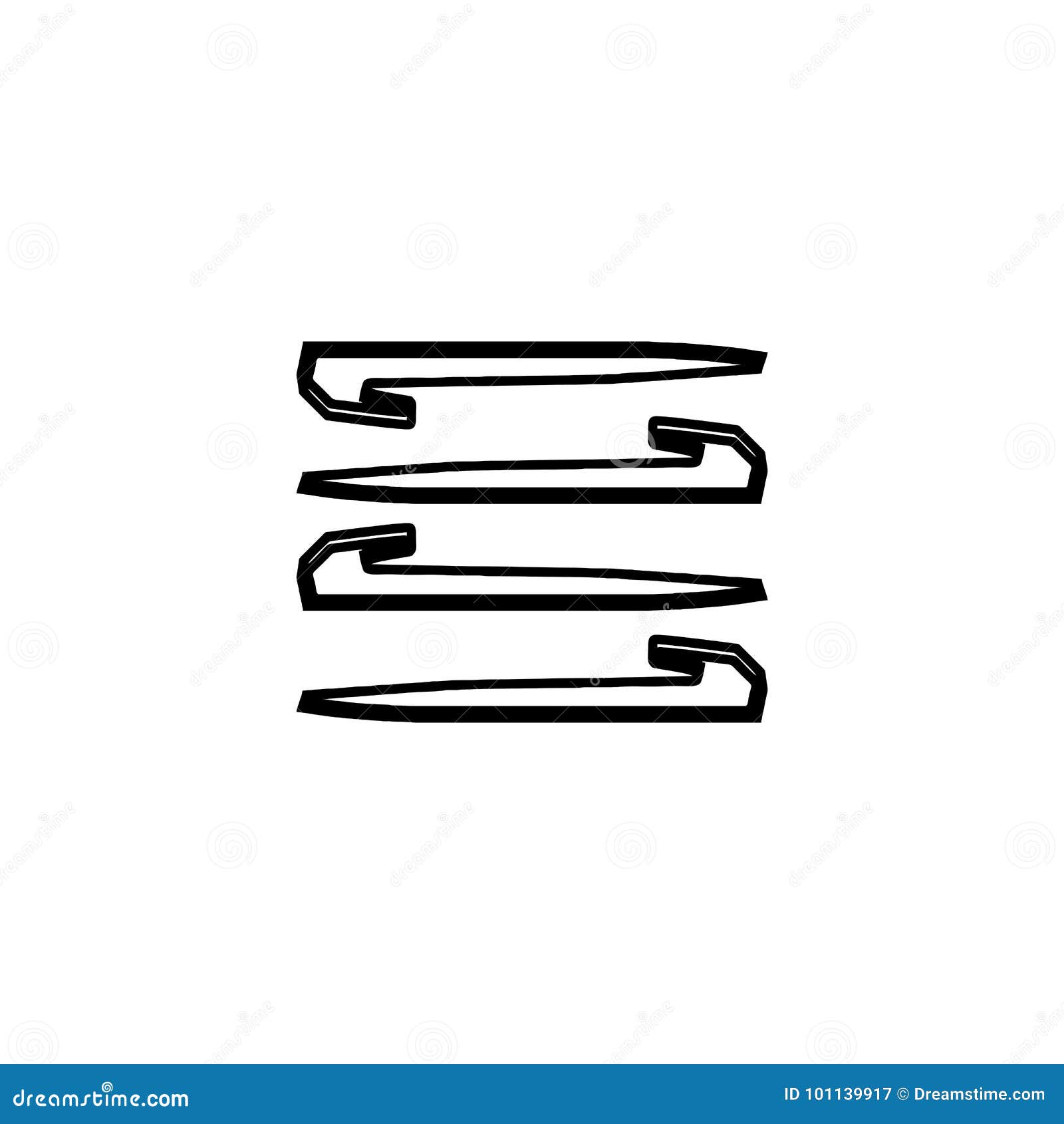 Tent Peg vector stock vector. Illustration of black - 101139917