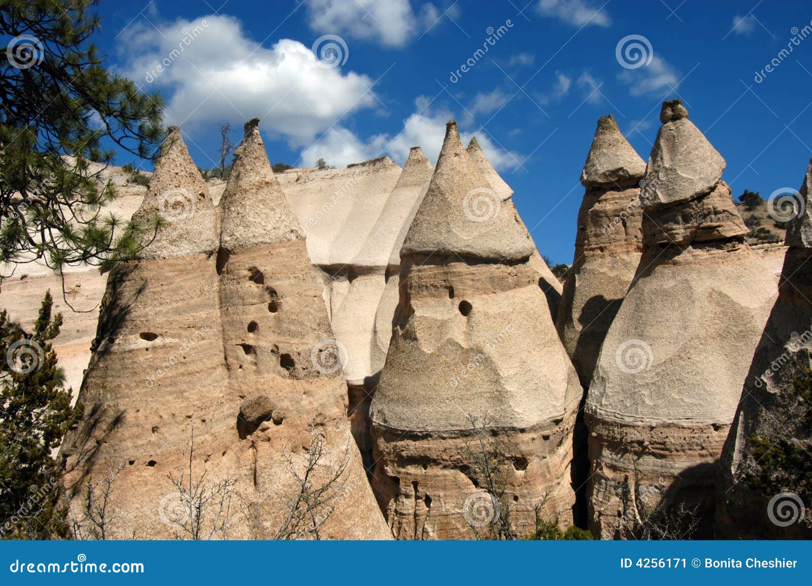 Tent Rocks in New Mexico stock image. Image of landscapes - 4256171