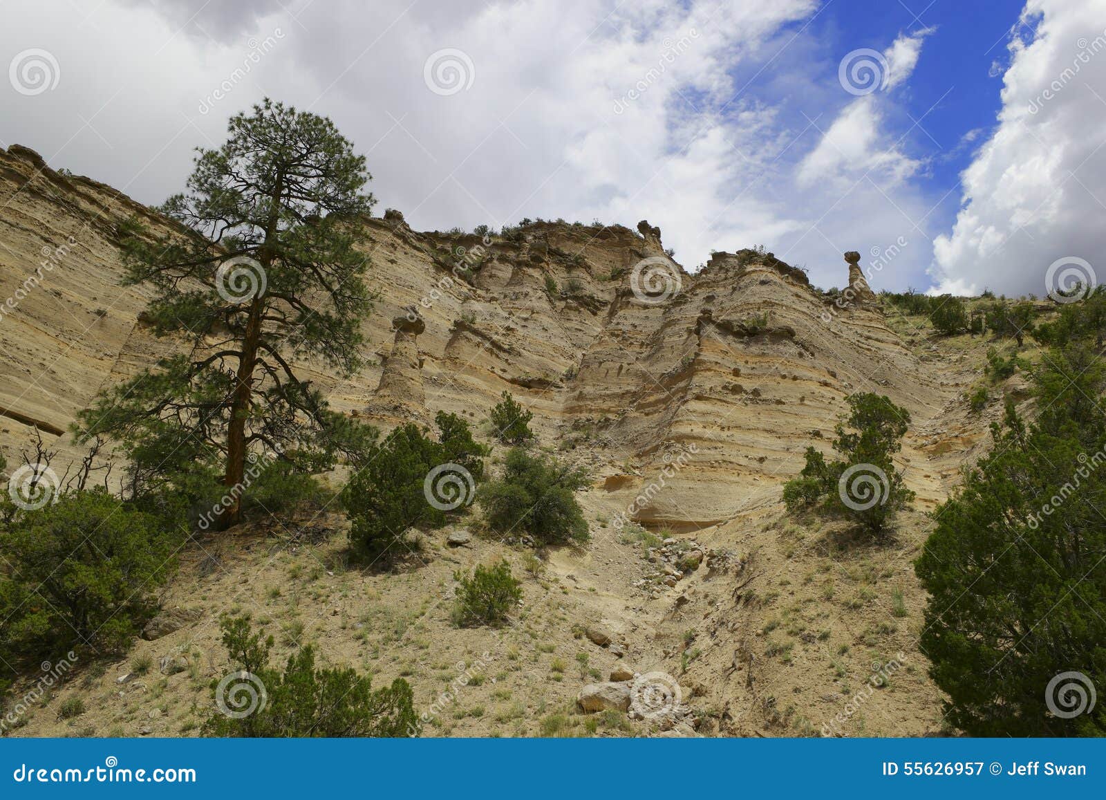 Tent rocks stock image. Image of rock, arid, formation - 55626957