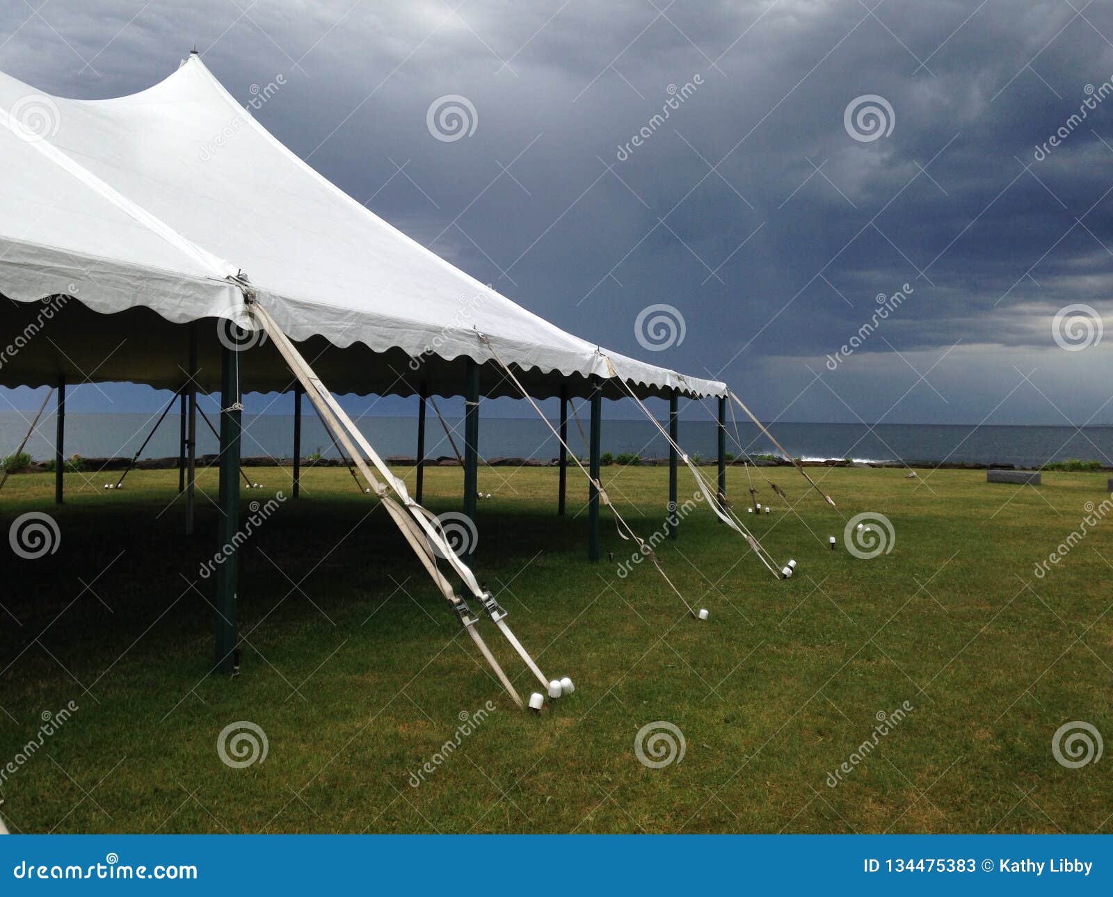 Tent and storm stock image. Image of storm, tent, clouds - 134475383