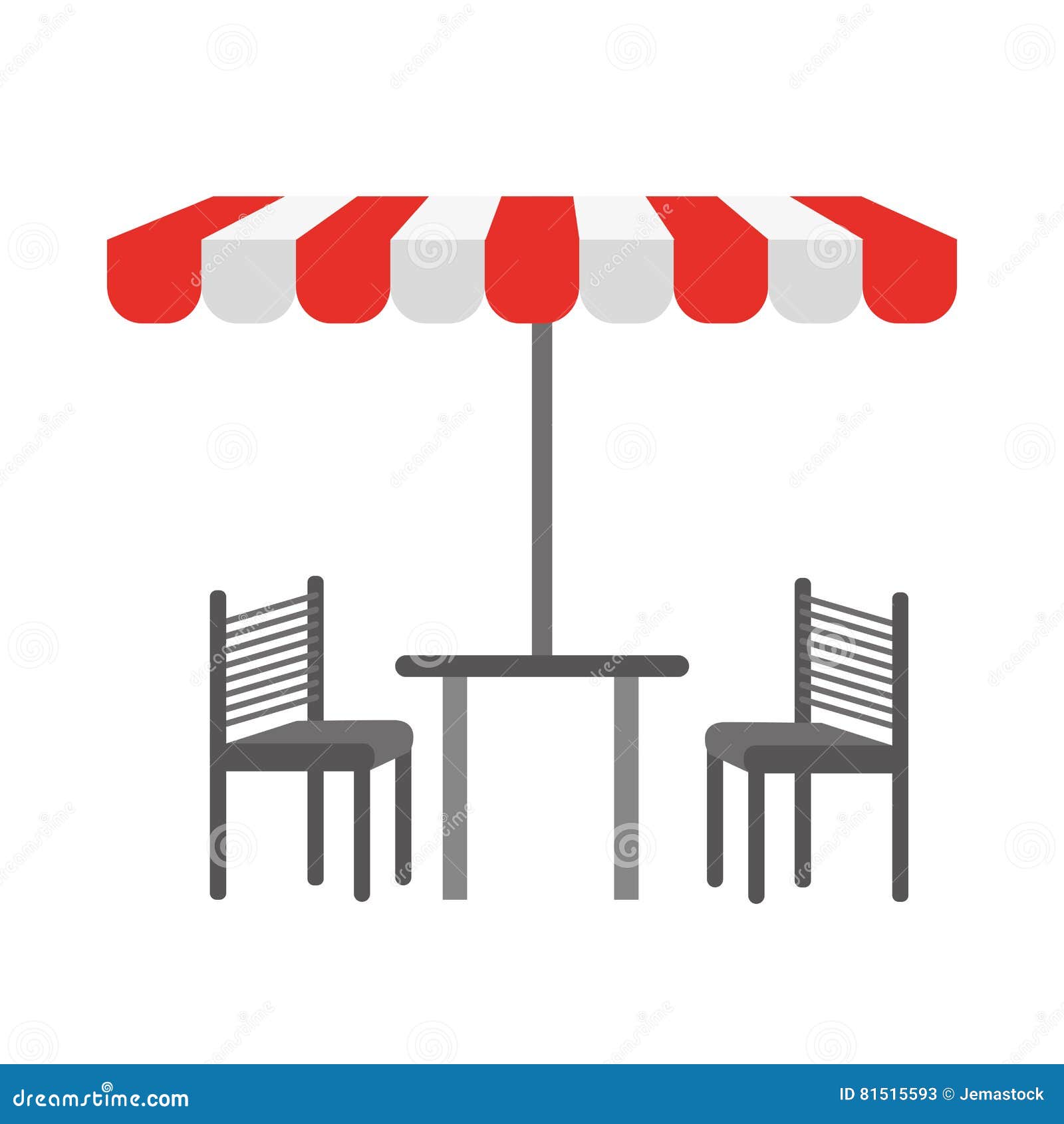 Tent table chairs stock vector. Illustration of outdoors - 81515593