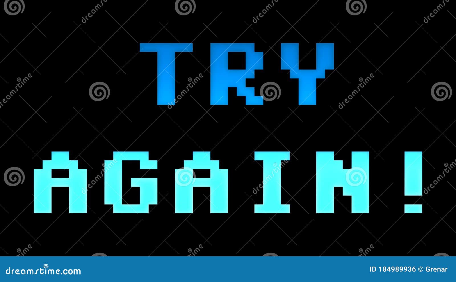 Tentar novamente foto de stock. Imagem de extremidade - 184989936