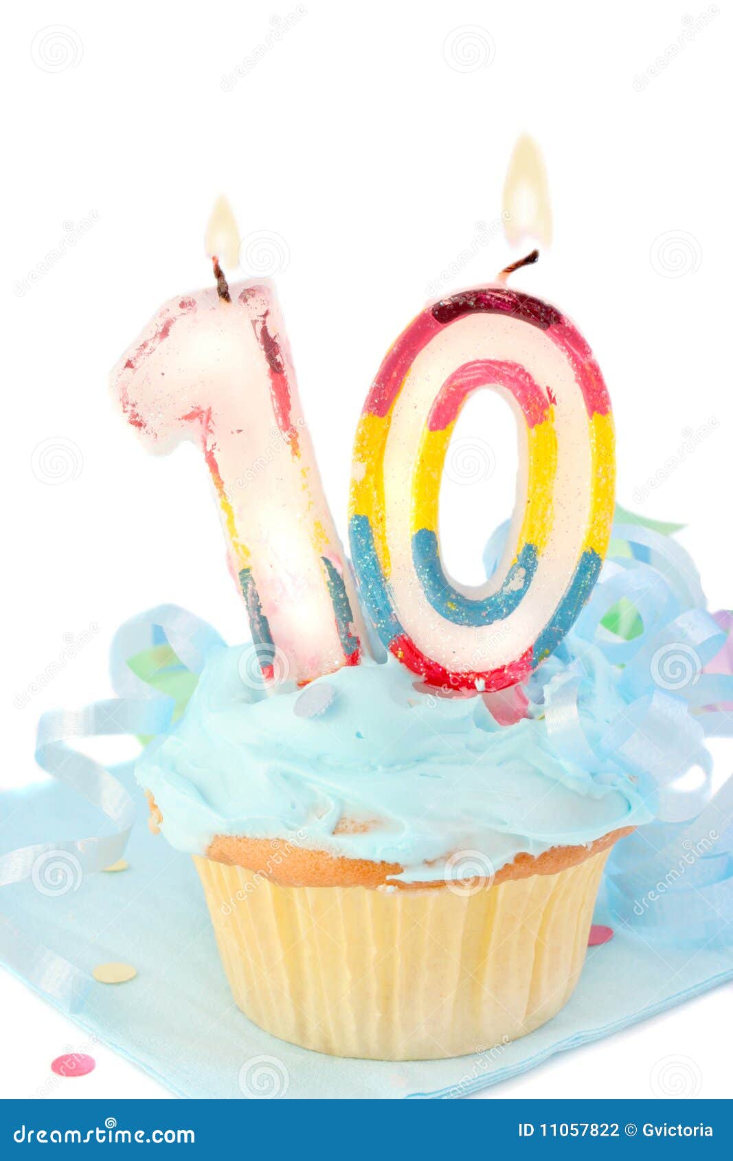 Tenth birthday stock photo. Image of celebration, tinsel - 11057822