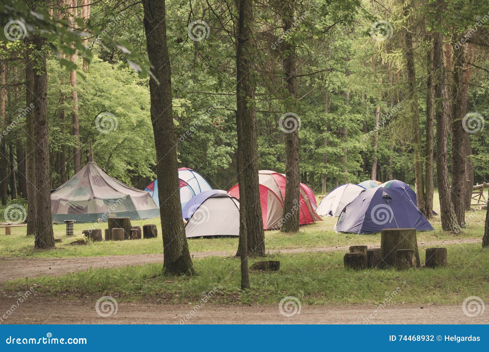 Camping On The Side Of The Lake - Lake Panorama - Fishing Next To A ...
