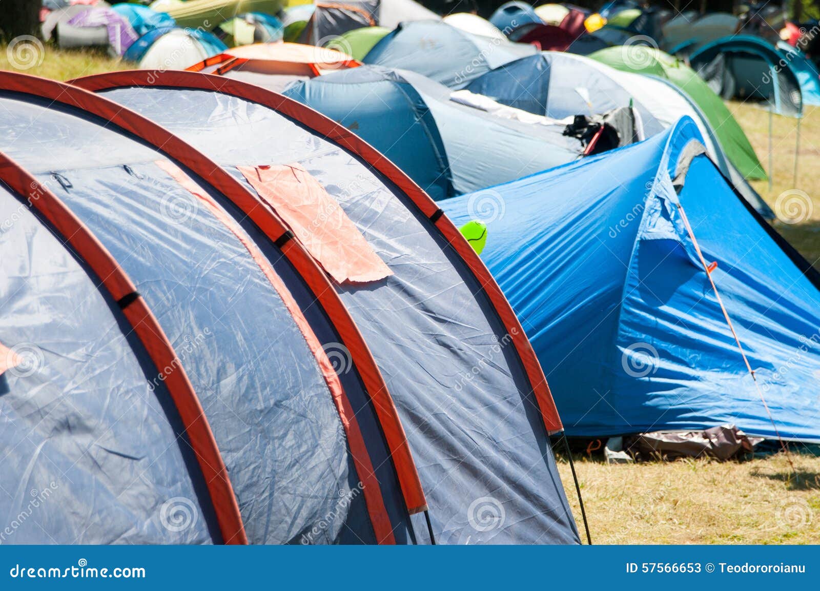 Tents stock image. Image of clear, nature, campers, enjoying - 57566653