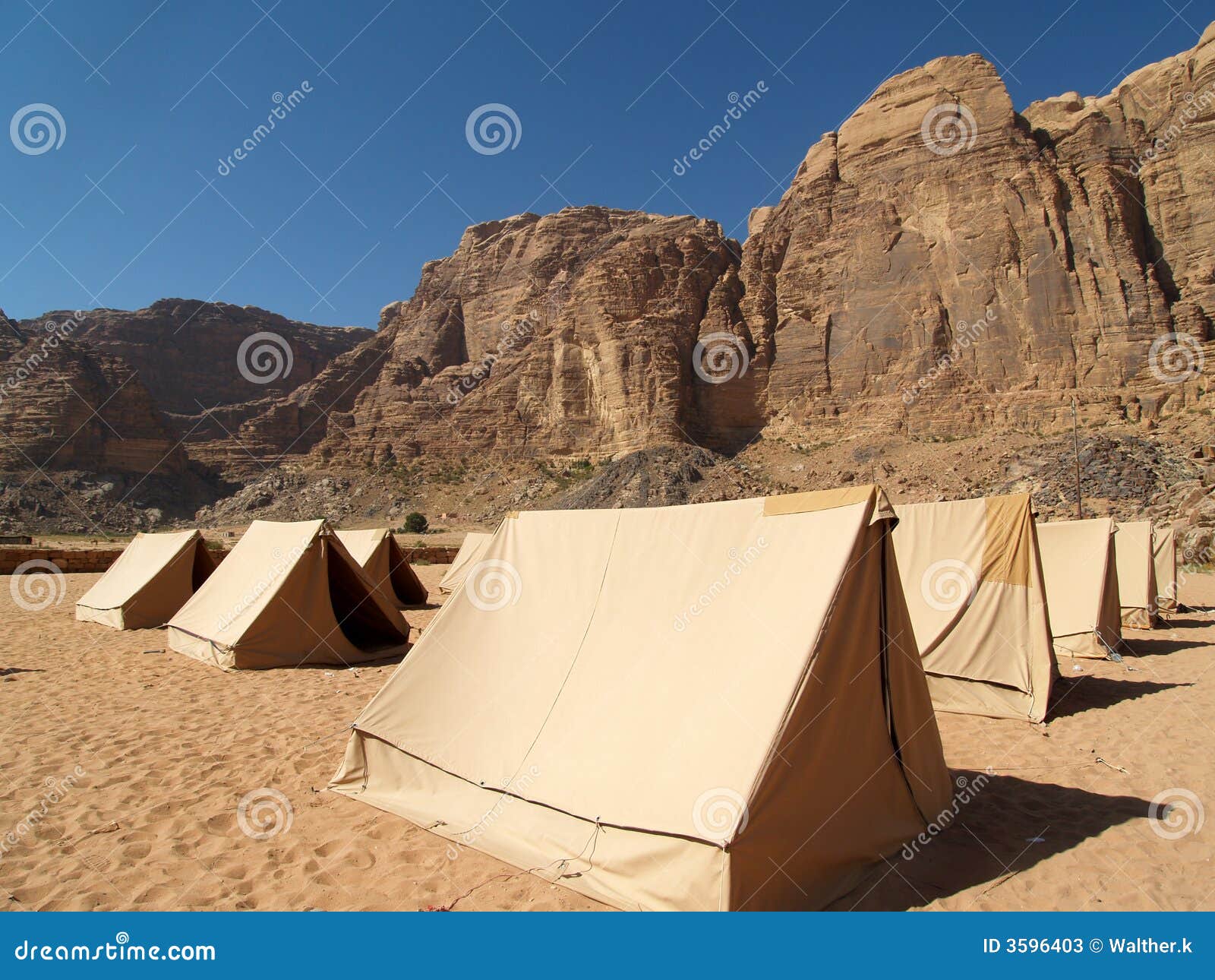Tents at Desert stock image. Image of egypt, heritage - 3596403