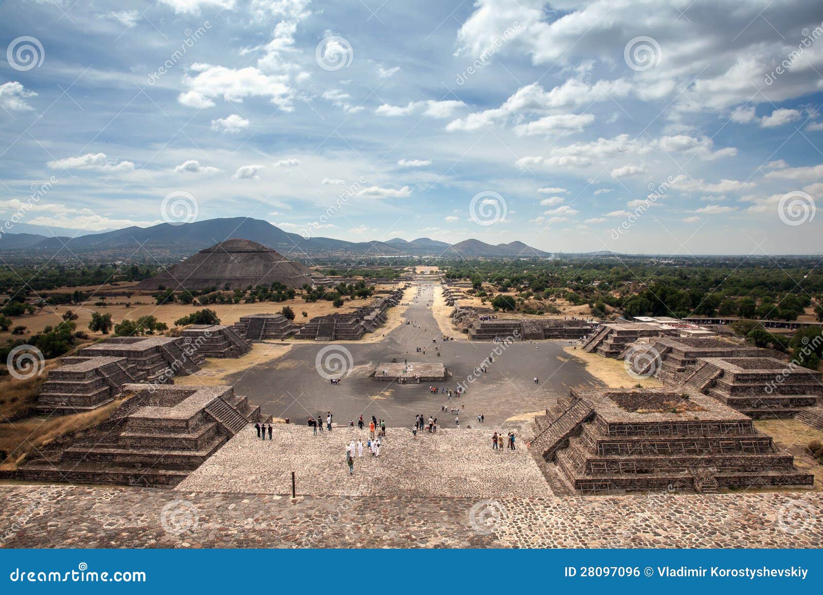 Teotihuacan, Mexico stock photo. Image of prehispanic - 28097096