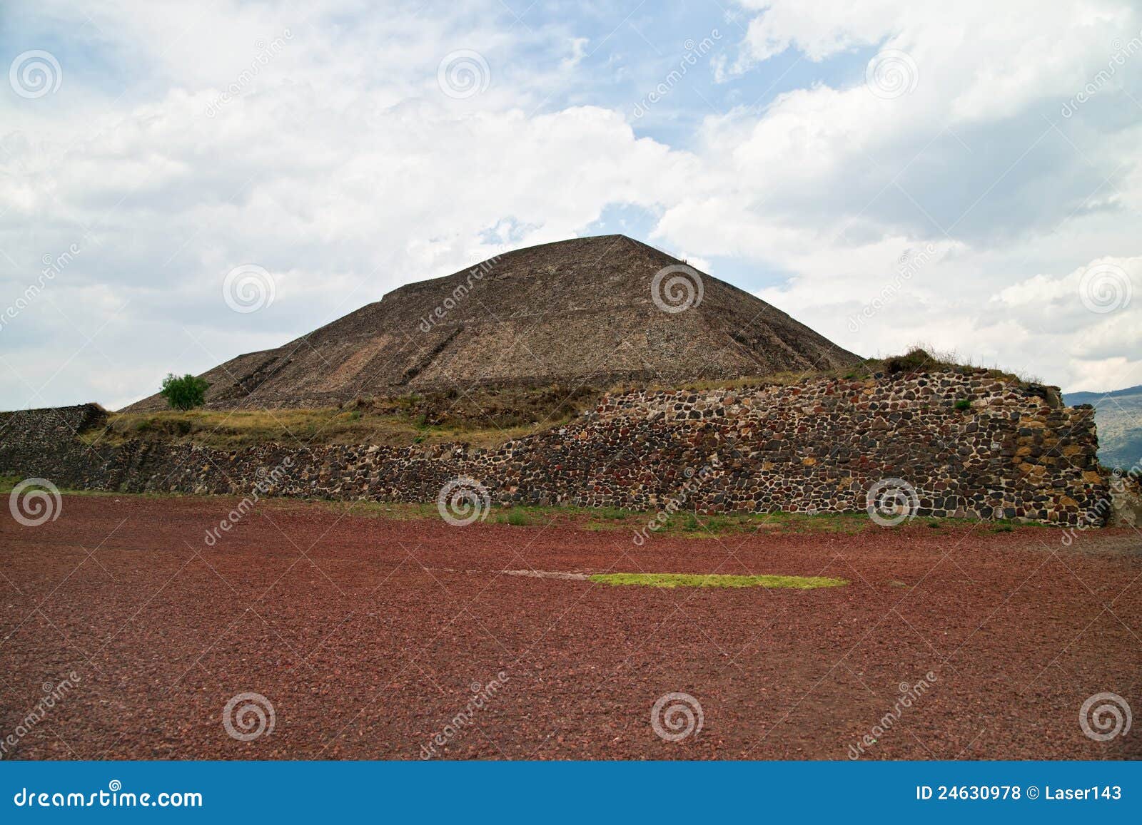 Teotihuacan. Pyramid of the Sun Stock Photo - Image of archaeology ...