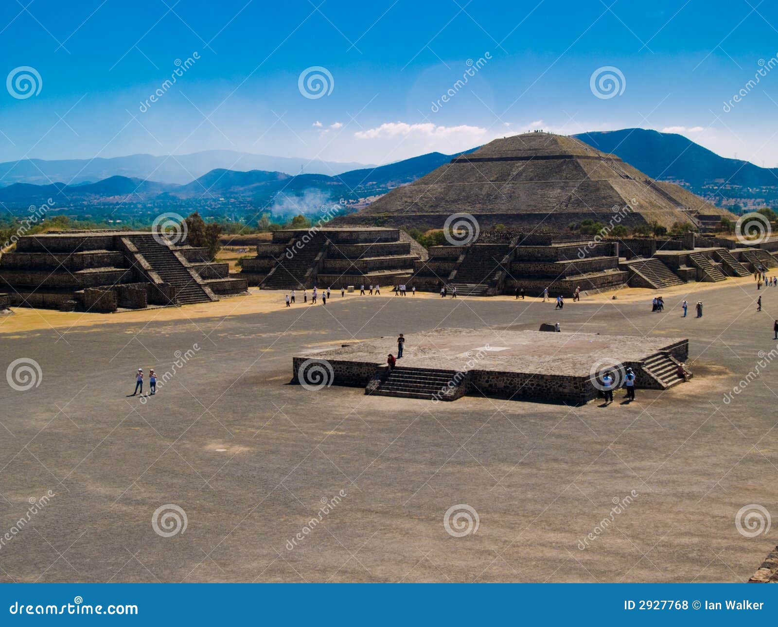 Teotihuacan Pyramids stock photo. Image of ritual, religion - 2927768