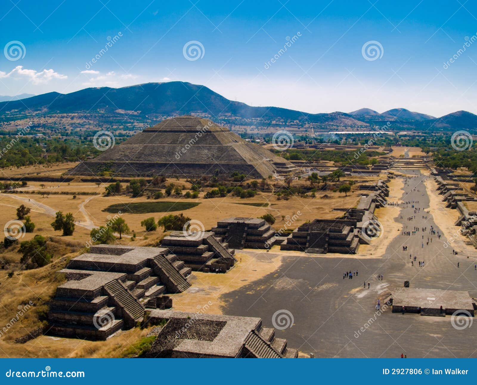Teotihuacan Pyramids stock photo. Image of pyramid, ritual - 2927806