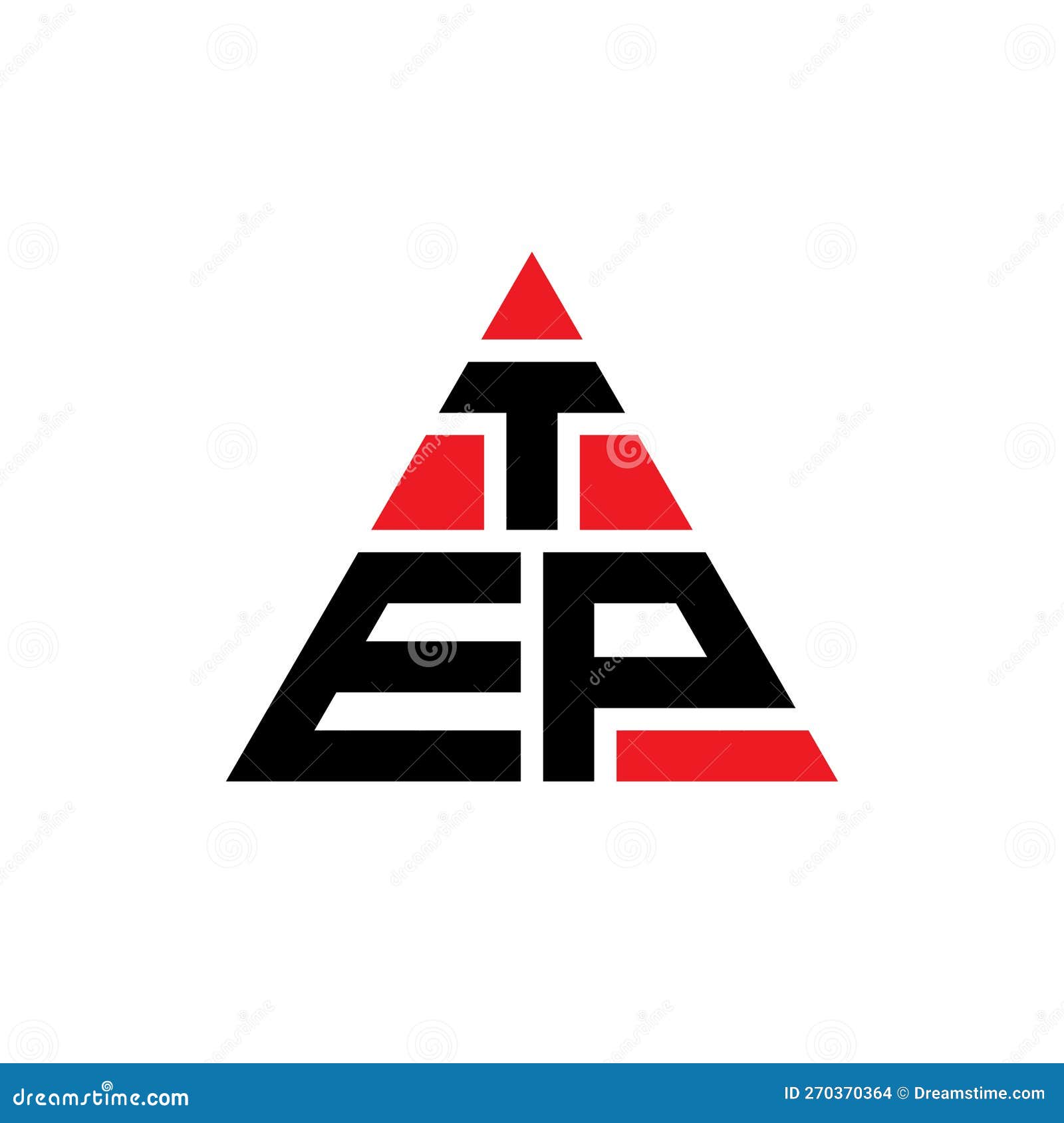 TEP Triangle Letter Logo Design with Triangle Shape. TEP Triangle Logo ...