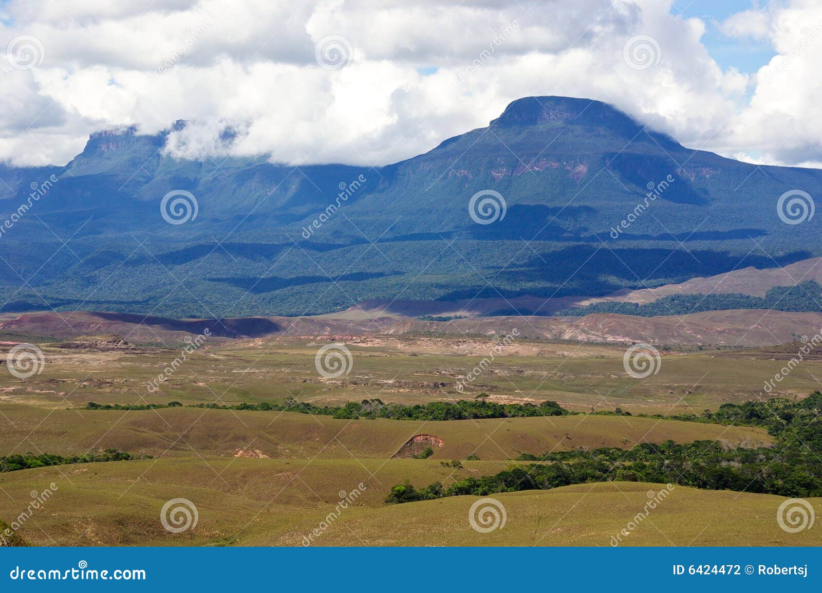 Tepui in Venezuela stock photo. Image of blue, color, highlands - 6424472