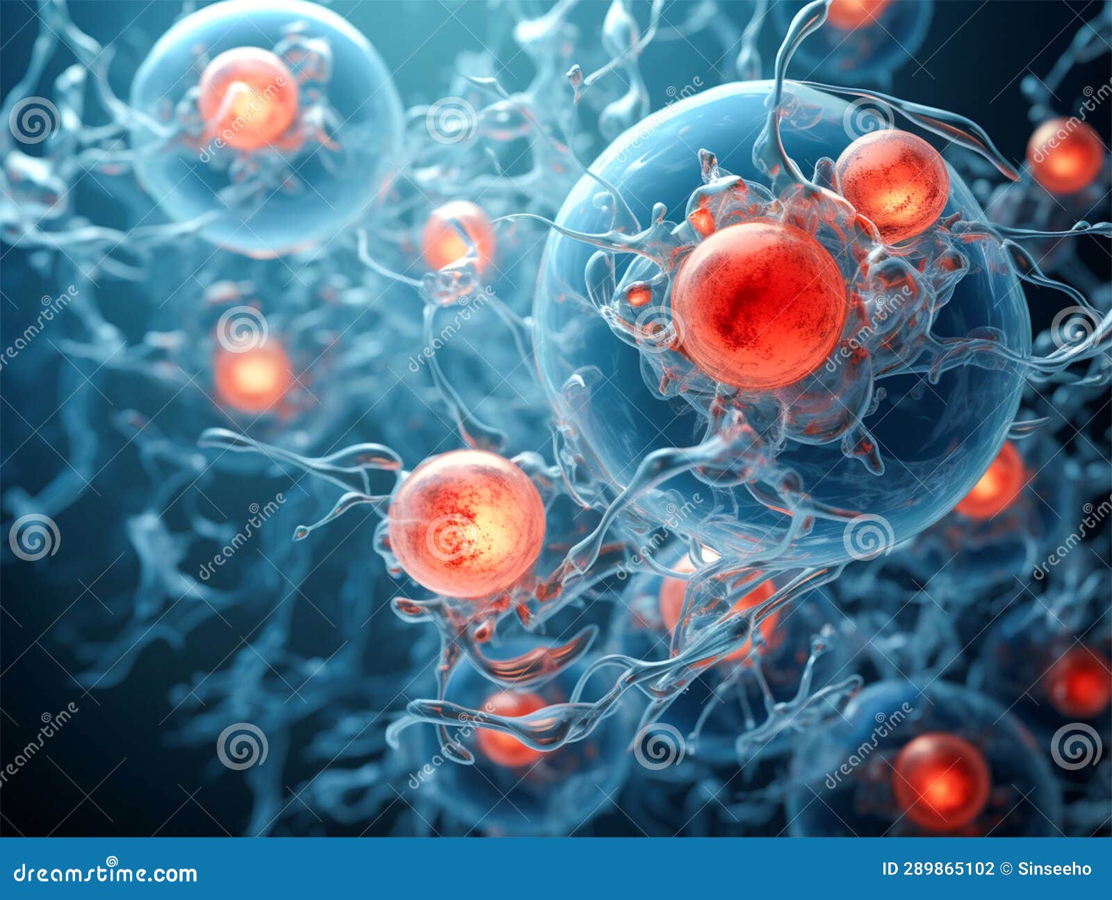 Terapia Cellulare Con Cellule Staminali Embrionali Fotografia Stock ...