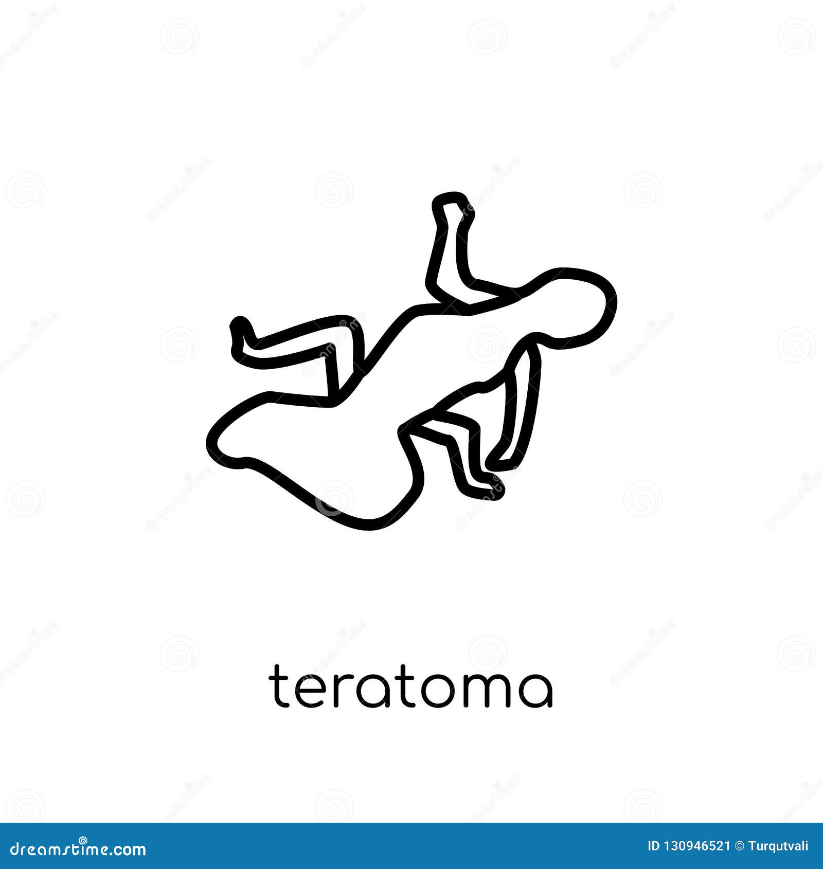 Teratoma Icon. Trendy Modern Flat Linear Vector Teratoma Icon on Stock ... Teratoma Icon. Trendy Modern Flat Linear Vector Teratoma Icon on Stock ...